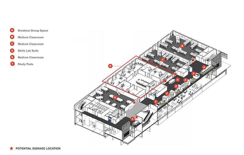 Explore the new Health Sciences Education Building