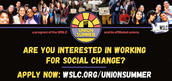Union Summer – Paid Labor Internship | Undergrad News and Announcements
